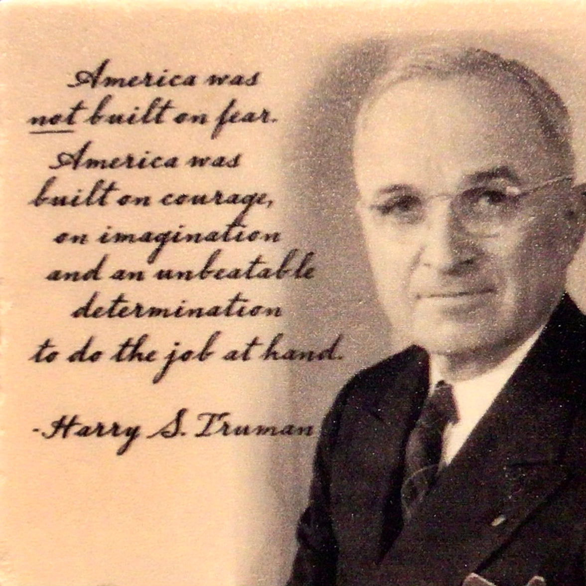 Harry S Truman Quote Stone Magnet
